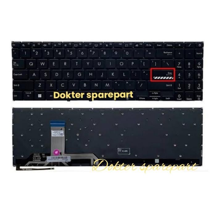 Jual Keyboard Ass Vivobook 15 a1502 a1502z a1502za Hitam Backlight ...
