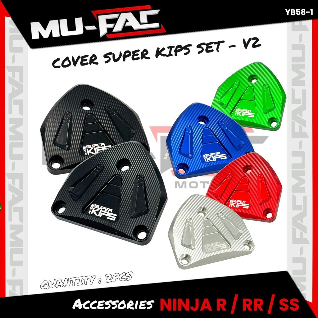 Jual MUFAC Cover Super Kips V2 Isi 2 Pcs Kawasaki Ninja 150 R RR SS ...
