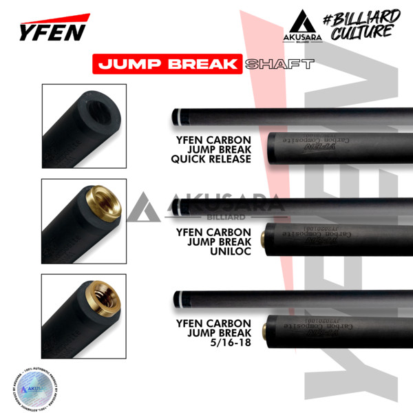 Jual YFEN Jump Break Shaft Only Carbon Cue Stik Billiard | Shopee Indonesia