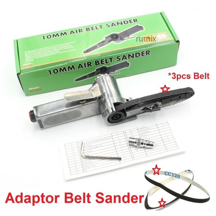 Jual Handheld Air Belt Sander Adaptor Gerinda Tangan Konverter Mesin ...