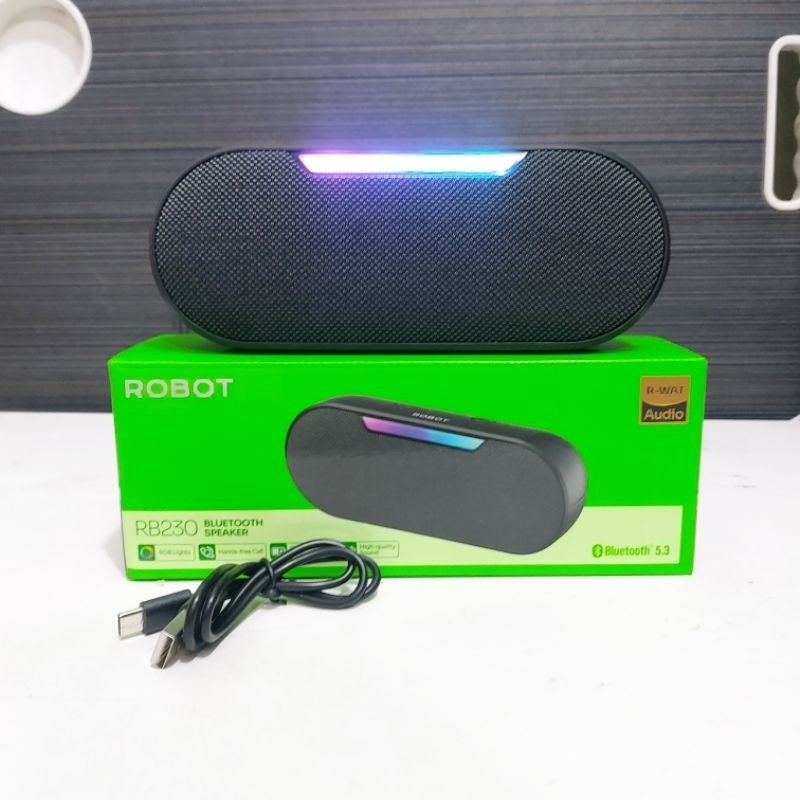 Jual ROBOT RB230 BLUETOOTH SPEAKER RGB Light High-Quality Sound ...