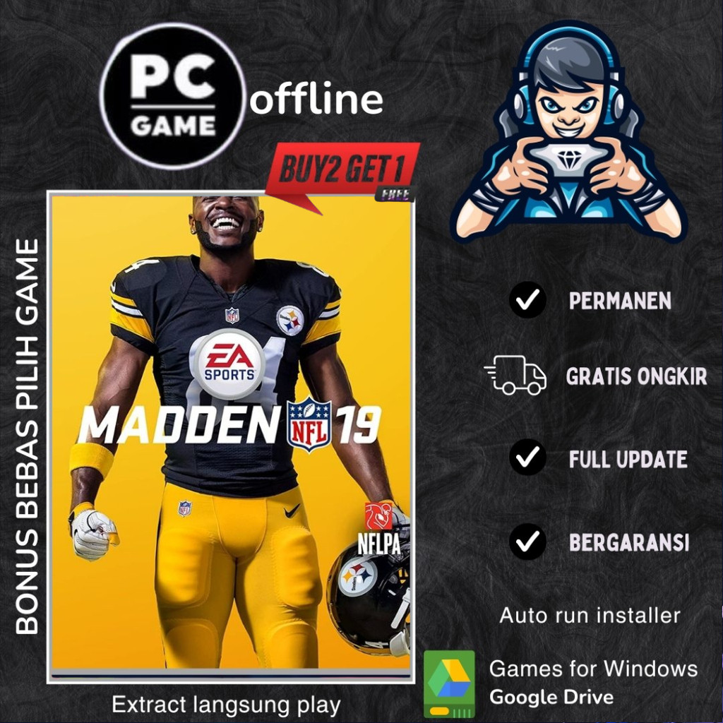 Jual MADDEN NFL 19 - GAME PC - GAME LAPTOP - GAME OFFLINE | Shopee ...
