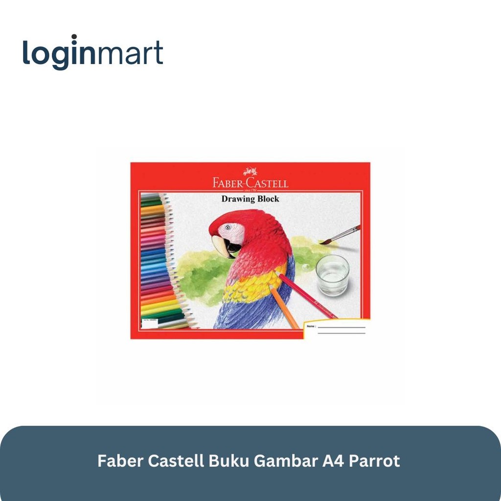 Jual Faber Castell Buku Gambar A4 Parrot | Shopee Indonesia