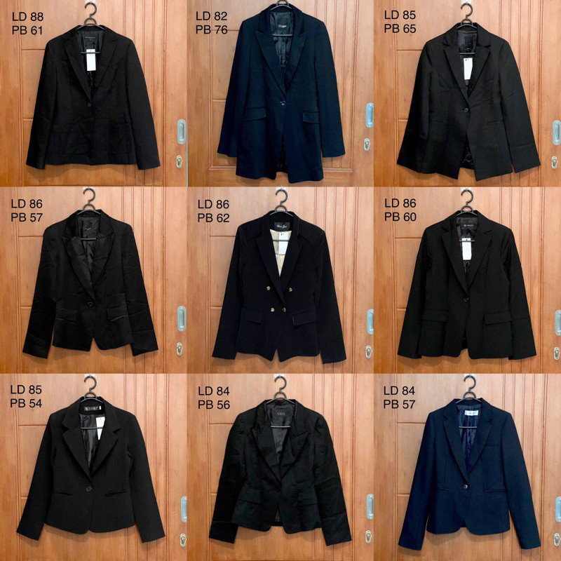 Jual [READY TERMURAH] blazer hitam / blazer acara formal / blazer kerja ...