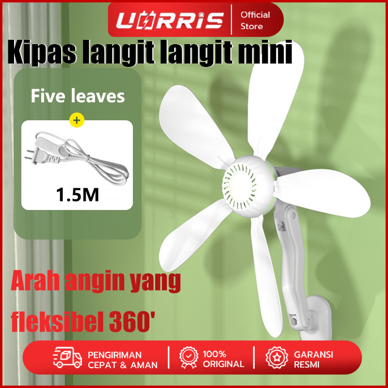 Jual UORRIS Baru Rumah kipas angin listrik kecil yang dipasang di ...