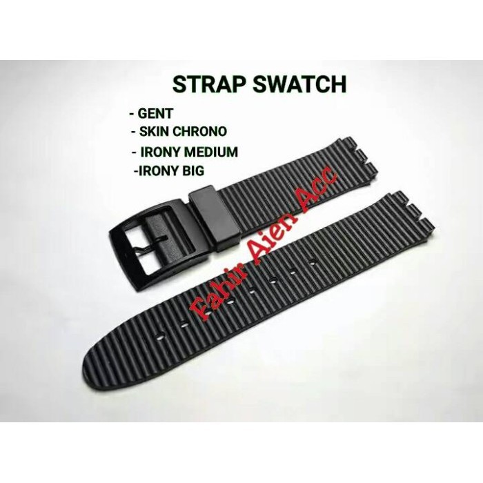 Jual Strap Tali Jam Tangan SWATCH SKIN CHRONO Diameter 17mm/Tali Jam ...