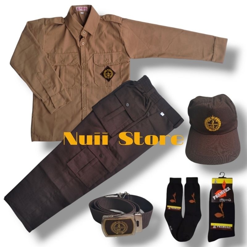 Jual PRADIPTALARIS ID Setelan Seragam Sekolah Sd BAJU PRAMUKA PENGGALANG LENGAN PANJANG DAN ...