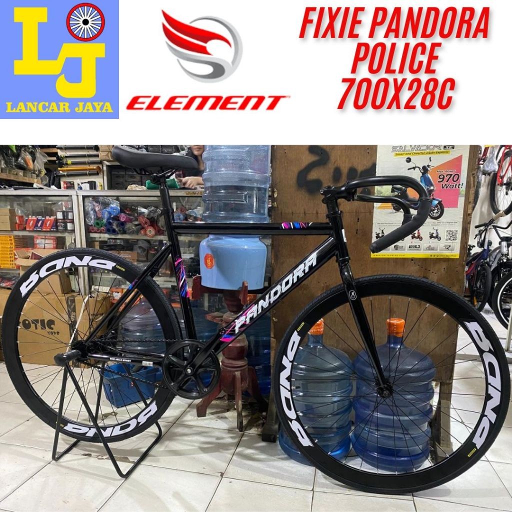 Jual ELEMENT PANDORA 700C Fixie Steel Sepeda Fixed Gear Pakai Torpedo ...