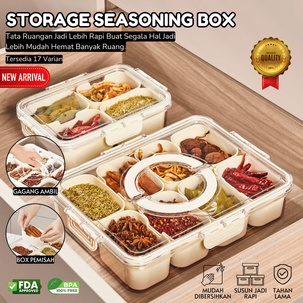 Jual Storage Box Kulkas Transparan | Tempat Simpan Bumbu & Makanan ...