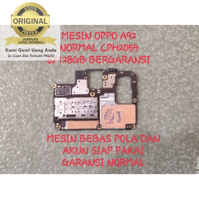 Jual mesin oppo a92 normal mesin a92 normal bergaransi mesin oppo a92 ...