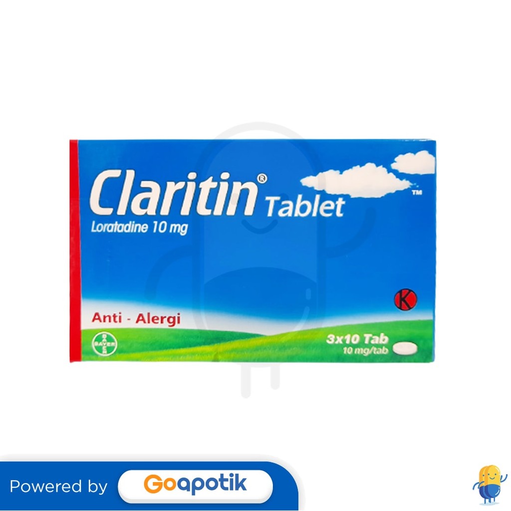 Jual Claritin 10 Mg Box 30 Tablet | Shopee Indonesia