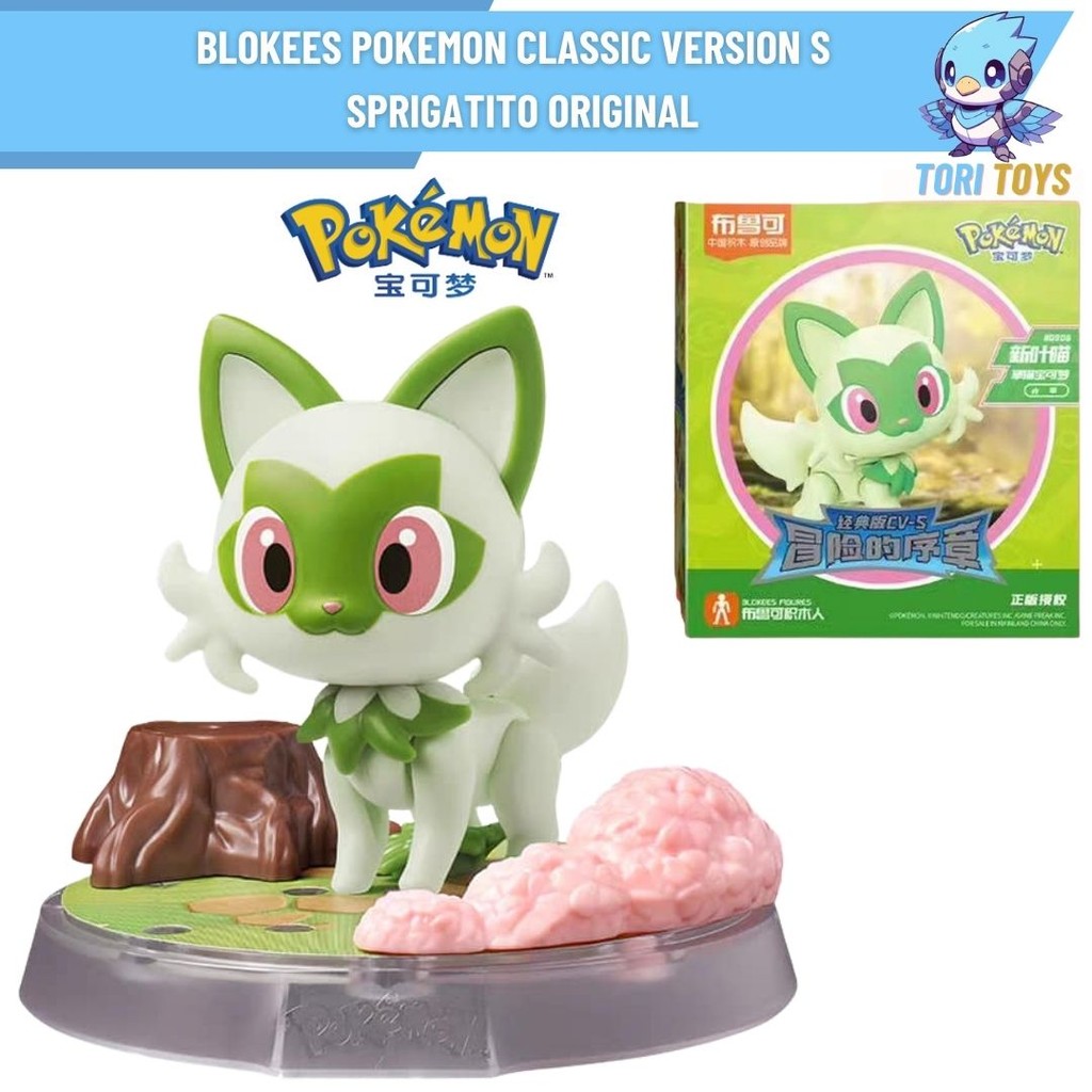 Jual Blokees Pokemon Classic Version S Sprigatito Model Kit Original ...