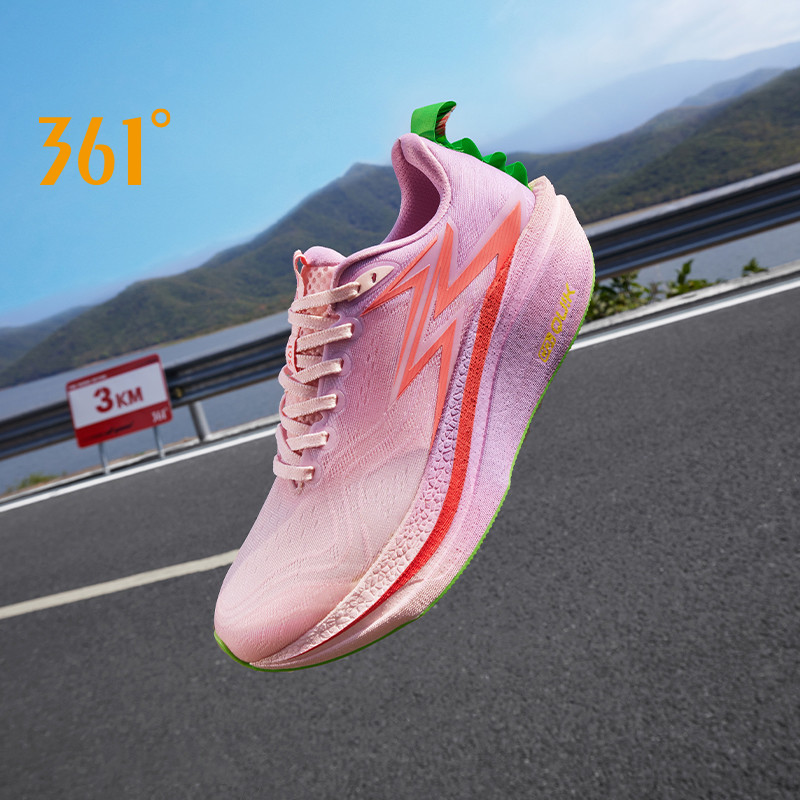 Jual 361 Degrees Flame 4.0 MIX Running Shoes Marathon Carbon Plate ...