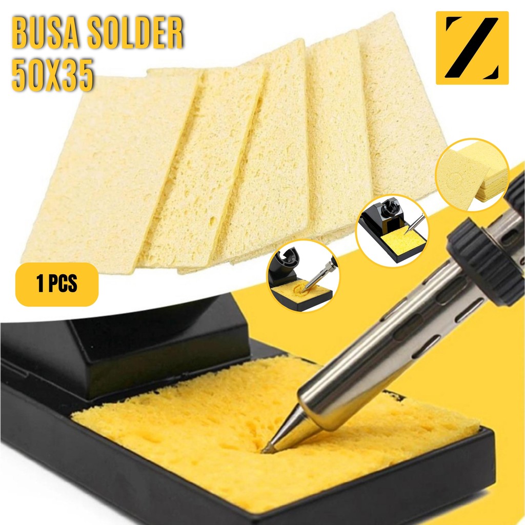 Jual Spons Busa Cleaner Pembersih Kotoran Timah Mata Solder Sponge ...