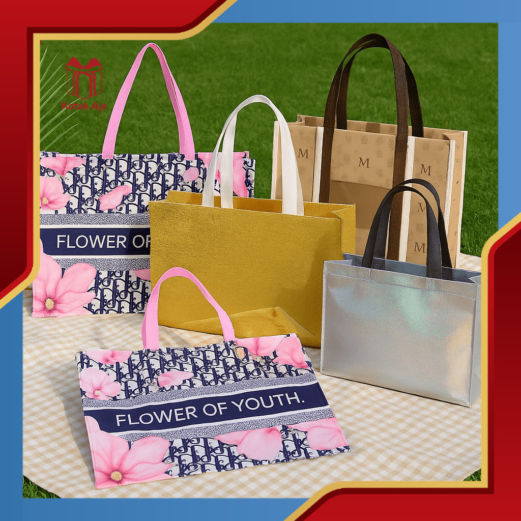 Jual Tas Spunbond / Goodie Bag Spunbond / Spoundbond Bag / Tas Belanja ...