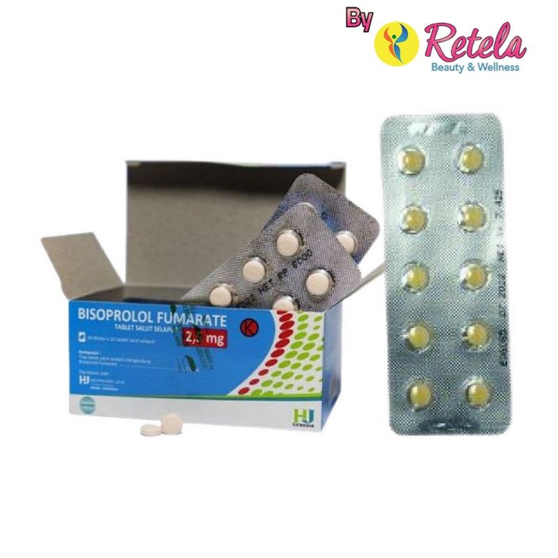 Jual BISOPROLOL 2,5MG 1 BLISTER 10 TABLET (HJ) | Shopee Indonesia