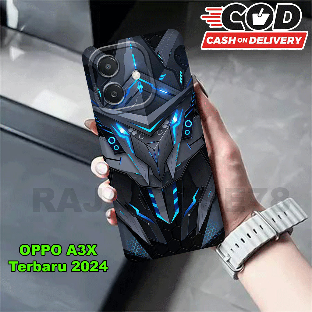 Jual RC16 Case Oppo A3X NFC - Casing A3X 5G-Motif Robot-Bahan Karet ...