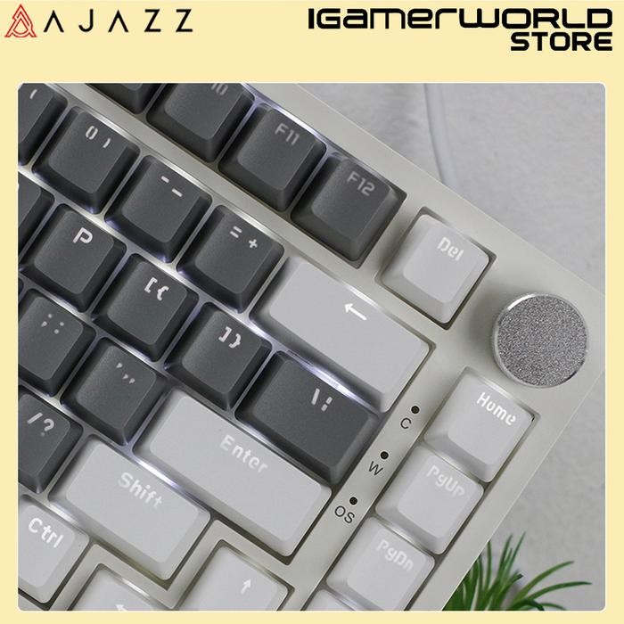 Jual Ajazz AK820 Wired 75% 82 Key + Knob Mechanical Gaming Keyboard ...