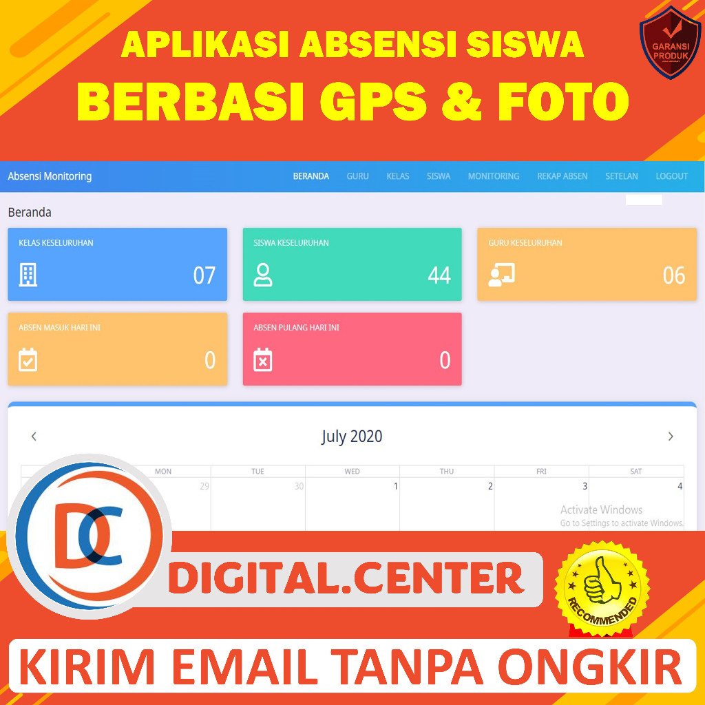 Jual Aplikasi Absensi Ssiswa Berbasis GPS, Foto Selfie dan Notifikasi ...