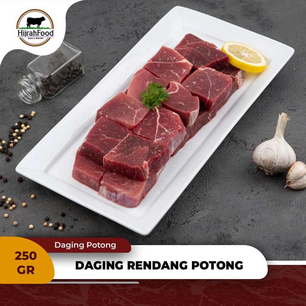 Jual Daging Rendang Sapi Potong AUS Beef Rendang Portion Cutting ...