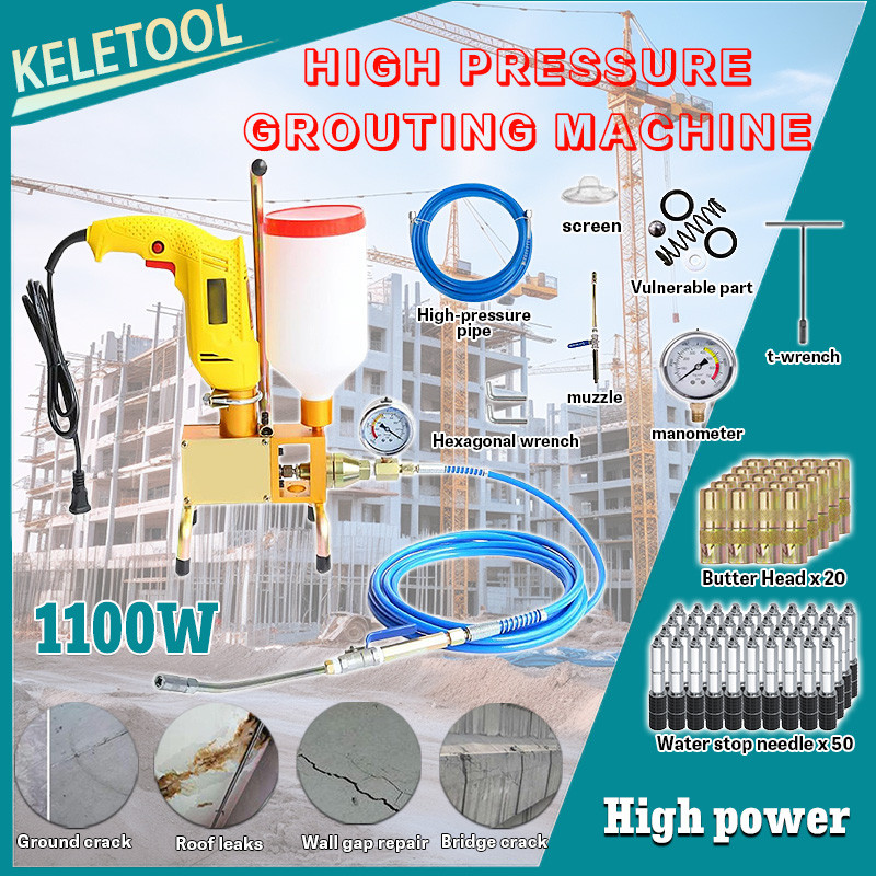 Jual Pompa Injeksi Grouting Perbaikan Beton Poliuretana EPOXY Perbaikan Terowongan Garasi Ruang ...