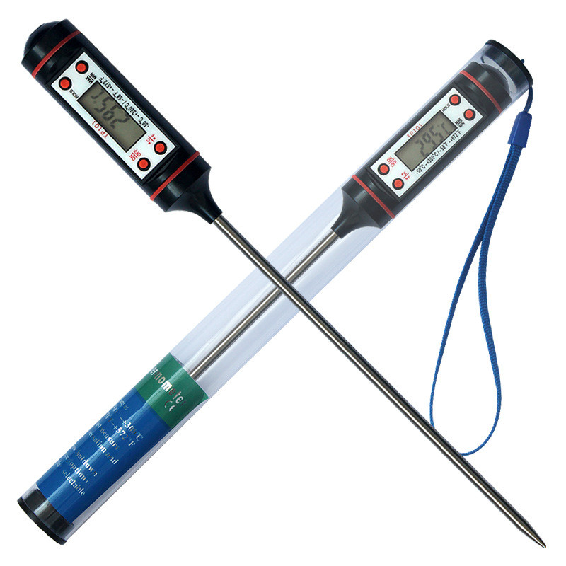 Jual Termometer Digital Pengukur Suhu Makanan Daging Kopi Susu Digital ...