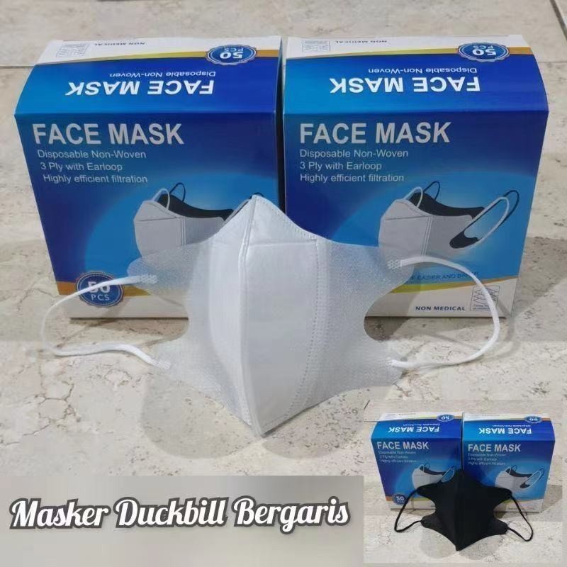 Jual RBS Masker Duckbill 1 BOX duckbil dukbil Face Mask 3 Ply | Shopee ...