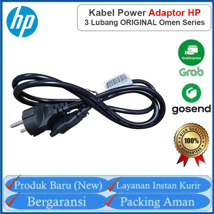 Jual Kabel power adaptor 3 lubang laptop HP Omen 15 Omen 16 Omen 17 new ...