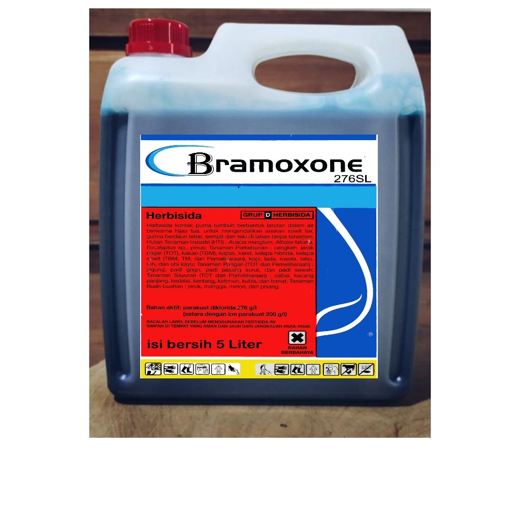 Jual { 5 LITER } BRAMOXON 276 SL HERBISIDA OBAT RUMPUT LIAR AMPUH ...