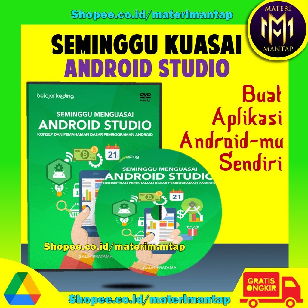 Jual Belajar Android Studio - Video Seminggu Menguasai Android Studio ...