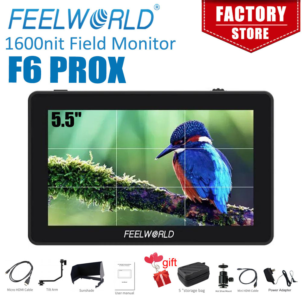 Jual FEELWORLD F6 PLUSX Touch Screen 5.5 Inch Portable Monitor Accurate ...
