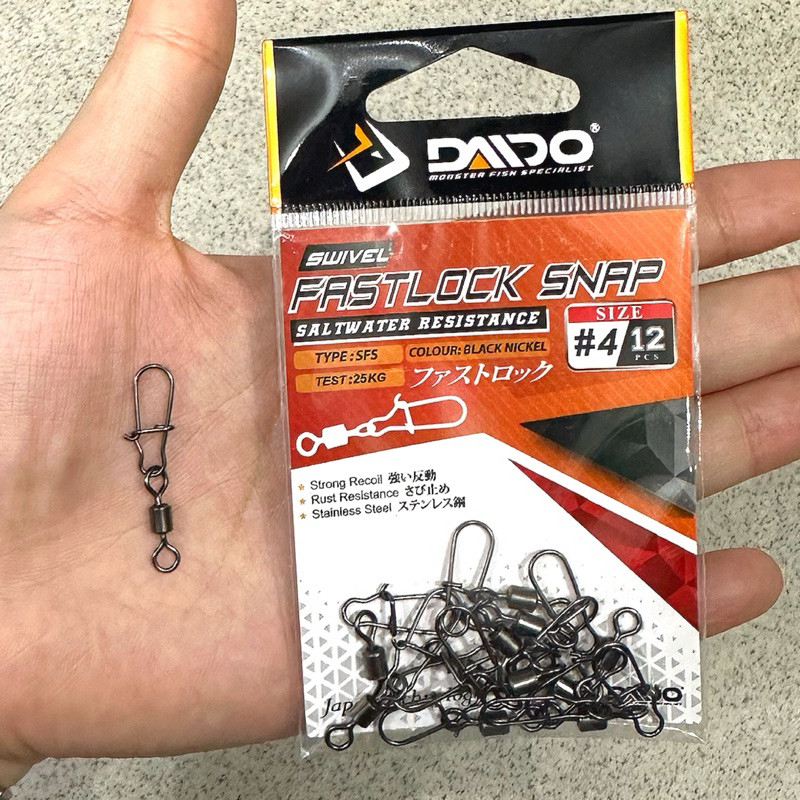 Jual DAIDO FAST LOCK SNAP - ROLLING SWIVEL SNAP | Shopee Indonesia