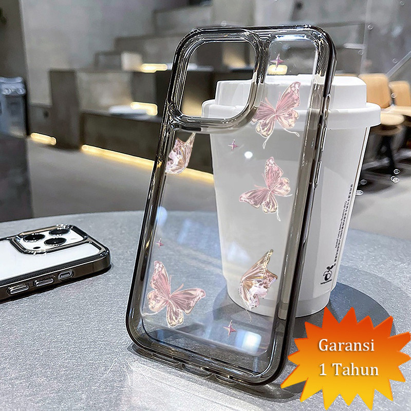Jual Anti Crack Terbaru Kupu Kupu Clear Casing Infinix Tecno Spark GO2 ...