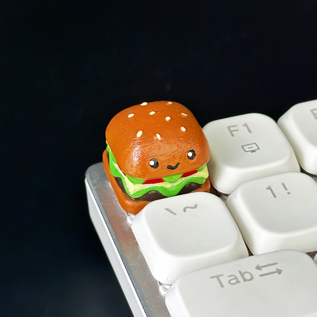 Jual Personalized Hamburger Keycaps Me anical Keyboard Hot Dog Burger ...