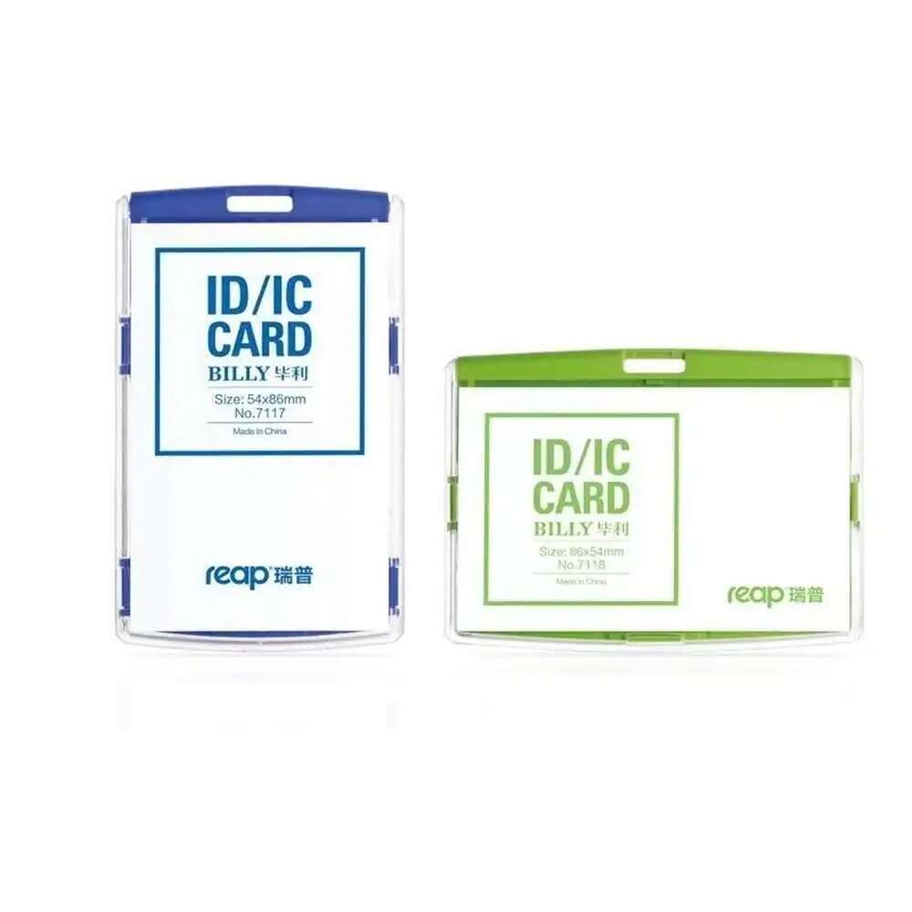 Jual Id Card Holder Acrylic Badges Passport Ic Work Permit Employee ...