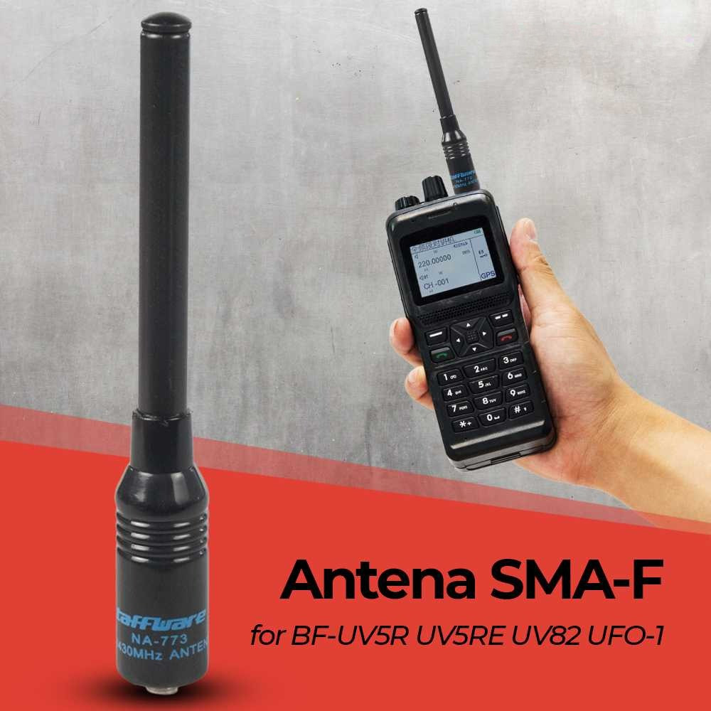 Jual Antena HT Tarik SMA-F untuk Baofeng BF-UV5R BF-UV5RE BF-UV82 Antenna UFO-1 NA-773 - COD ...