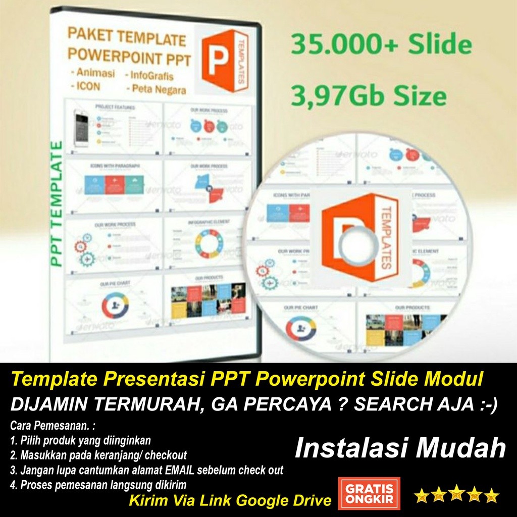 Jual Template Presentasi PPT Powerpoint Slide Modul | Shopee Indonesia