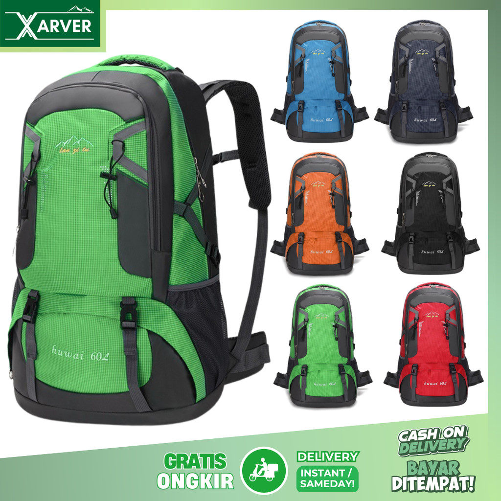 Jual Tas Ransel Hiking Gunung 60L Backpack Outdoor Travel Camping ...
