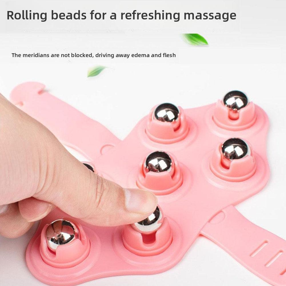 Jual Seven Bead Ball Massager Roller Kneading Abdomen Stoma Thin Brush ...