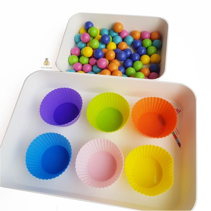 Jual Sensory Play Tray XL Montessori | Tata Edutoys - Tray | Shopee ...