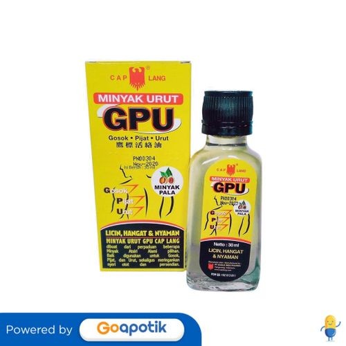 Jual Cap Lang Gpu Minyak Urut Pala 30 Ml | Shopee Indonesia