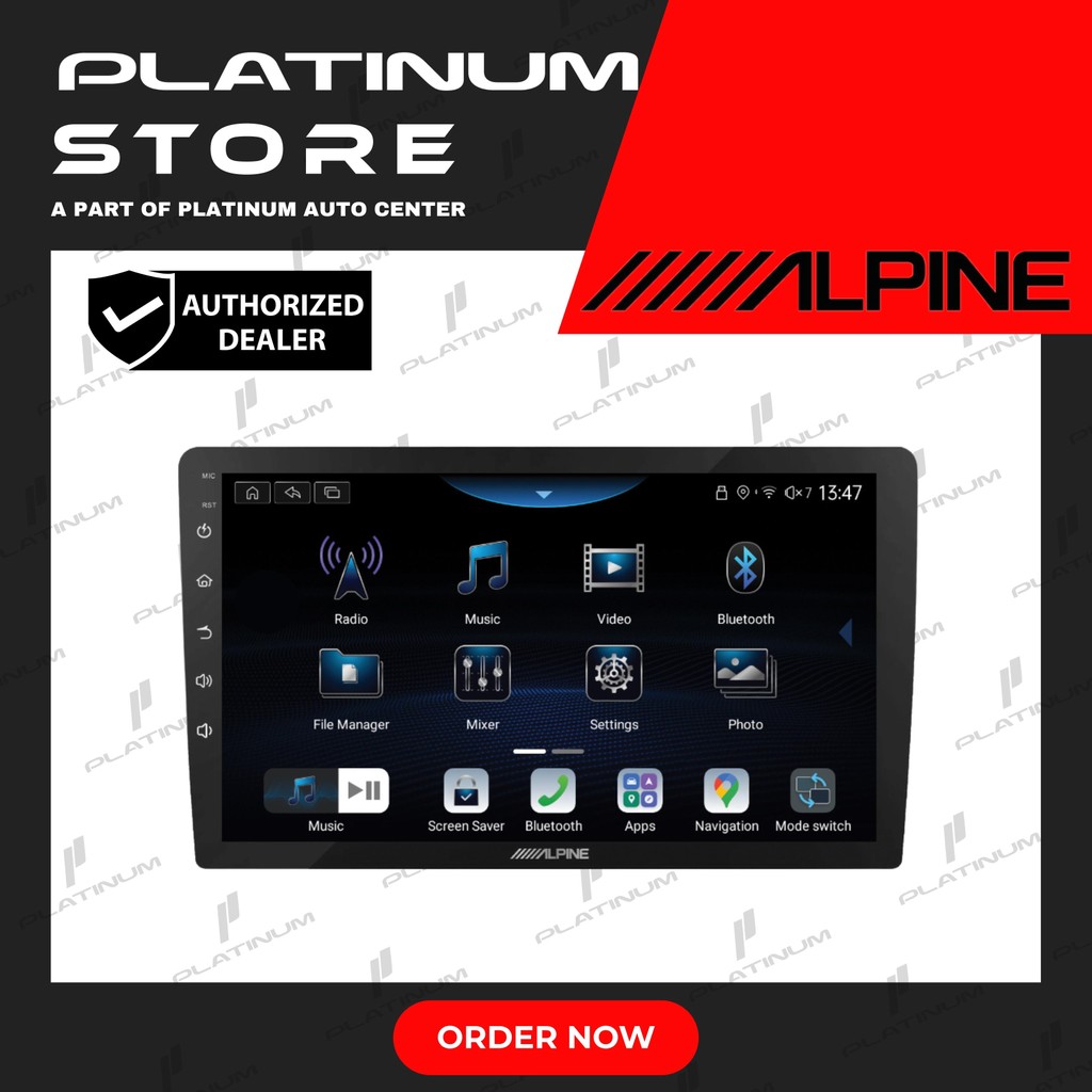 Jual Head Unit Alpine INE-AX809 9" | GPS Navigasi + CarPlay | Garansi Resmi | Shopee Indonesia
