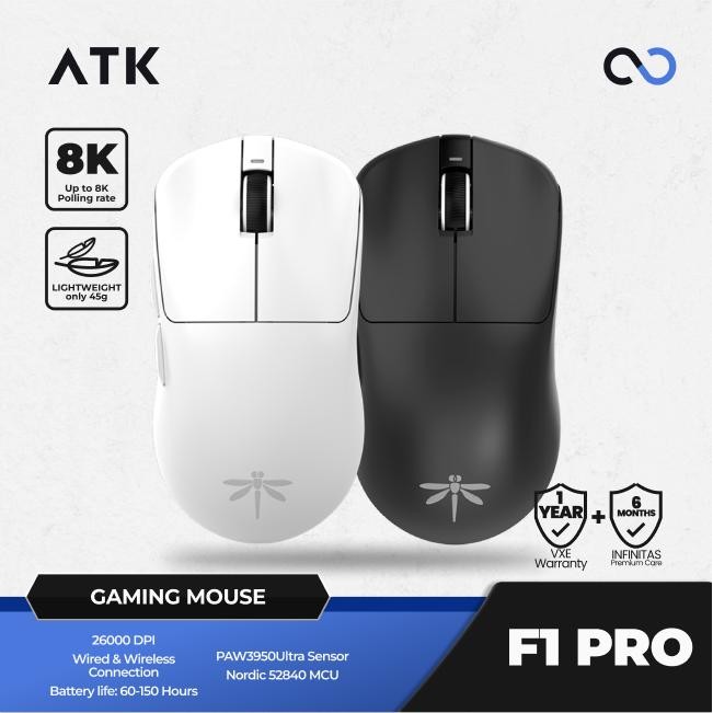 Jual VGN VXE ATK F1 PRO Blazing Sky 8K Wireless Light Weight Gaming ...