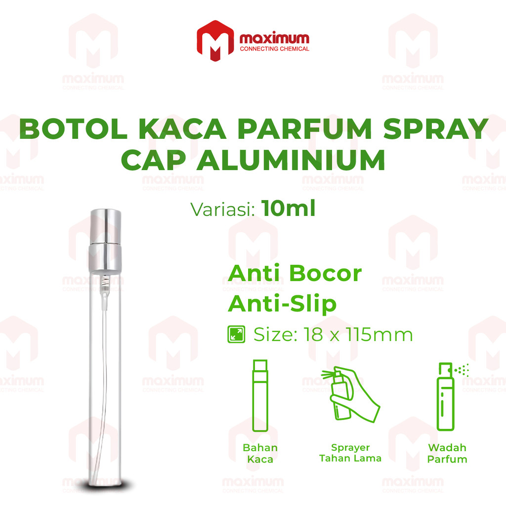 Jual Botol Kaca Parfum Spray 10ml / Perfume Dispenser & Botol Refill ...