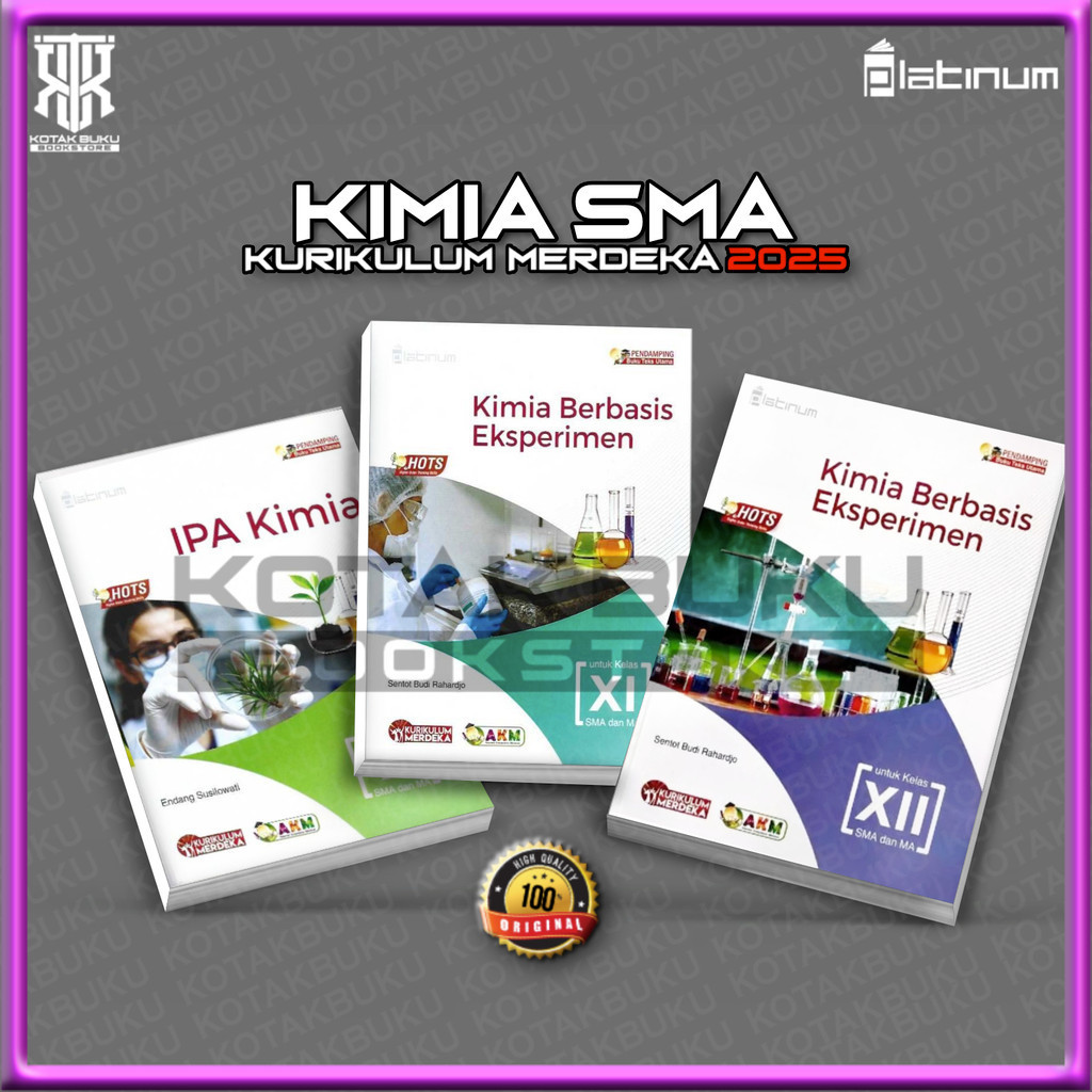 Jual Buku Kimia Berbasis Eksperimen Kelas 10 11 12 SMA Kurikulum Merdeka / Kimia SMA / Revisi ...
