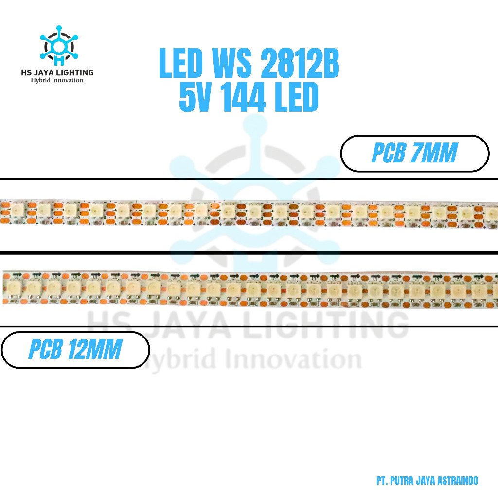 Jual SMARTLED RGB ws2812b 5v 144 Led PCB PUTIH Grade ACO | Shopee Indonesia