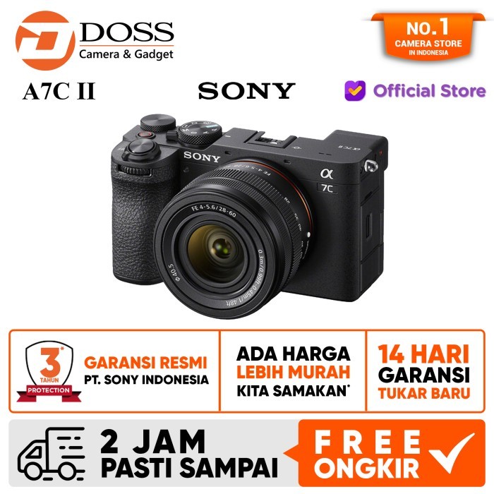 Jual Sony Alpha A7C II Sony A7CII A7 C II Mirrorless Camera kit 28-60mm ...