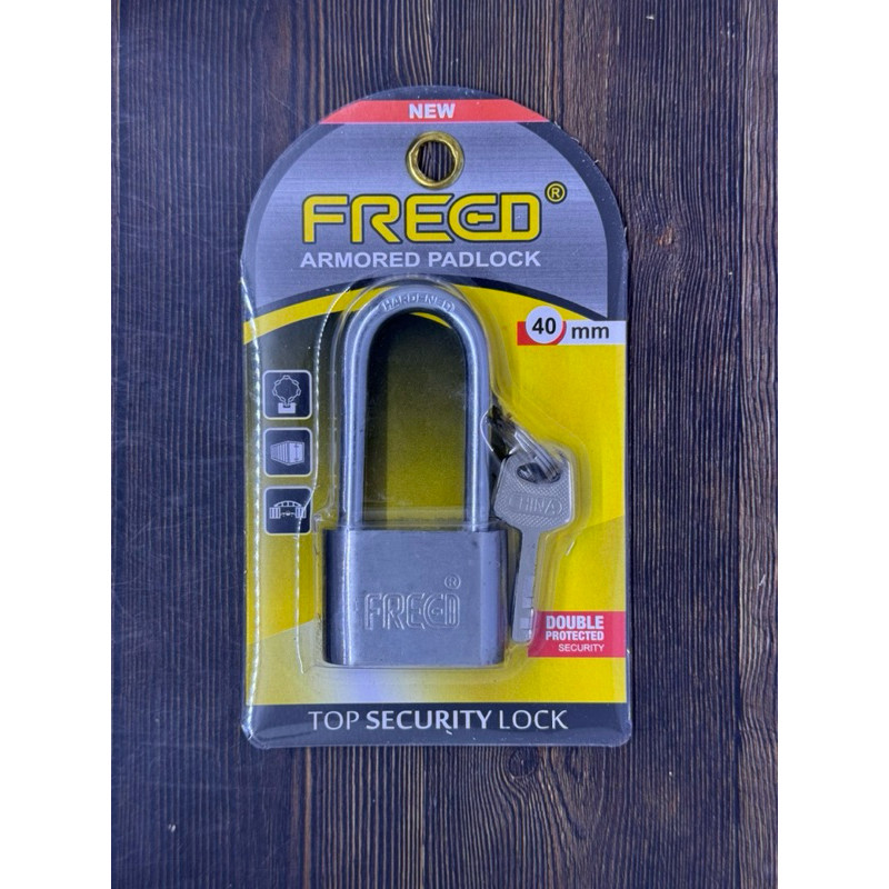 Jual FREED Gembok Nekel FREED 40mm PANJANG / Iron Padlock FREED 40mm ...
