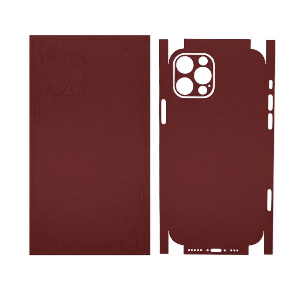 Jual Garskin Dark Red Color Logo Cutout Anti-Scratch Skin Sticker ...