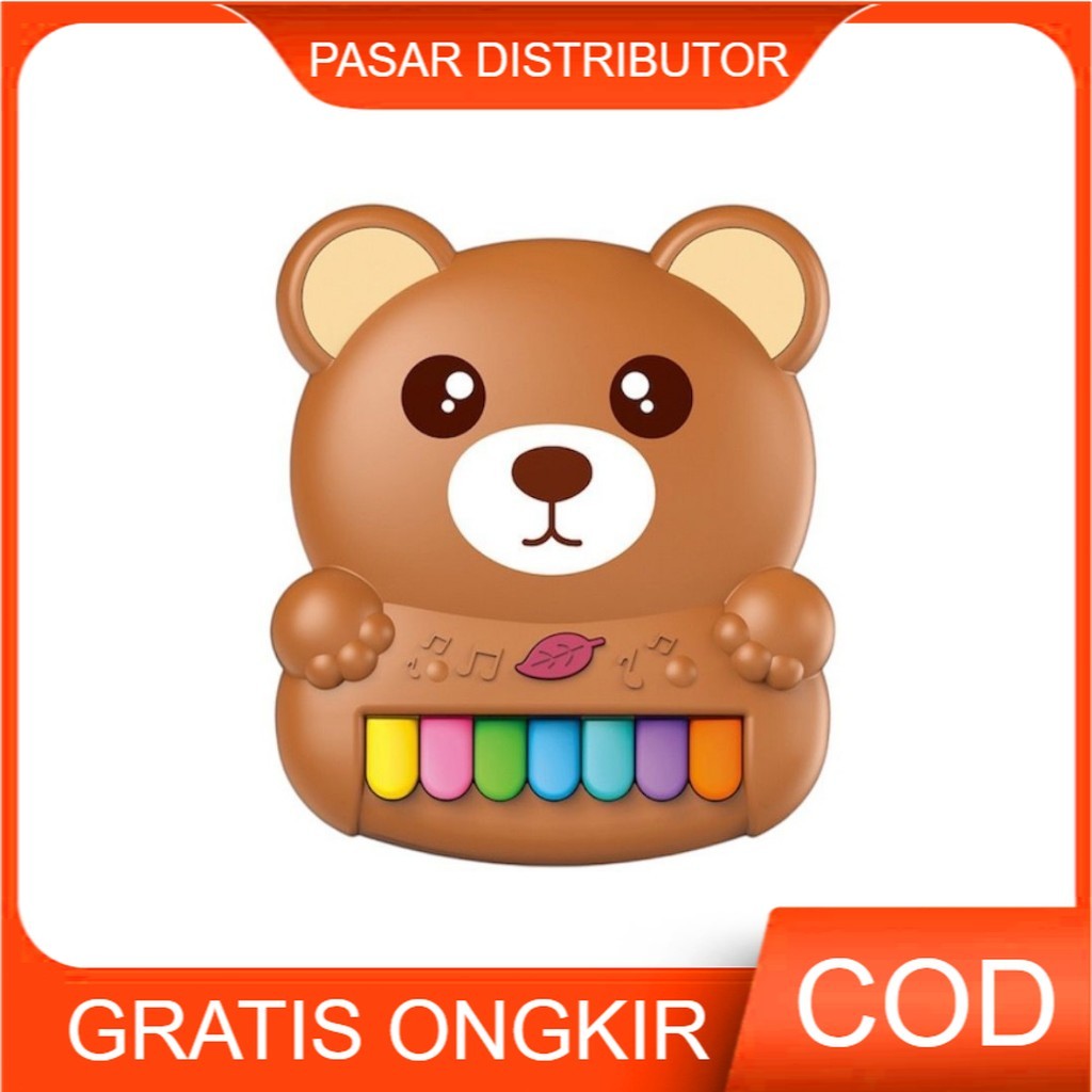 Jual Mainan Anak BEAR ANIMAL PIANO JM22436 Mainan Piano Music Anak ...